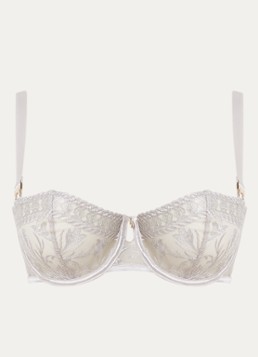 Aubade Magnetic Spell balconette bh met borduring • Lichtgrijs ...