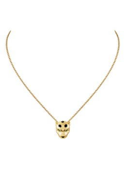 Cartier Panthère de Cartier ketting van 18 karaat geelgoud met onyx en ...