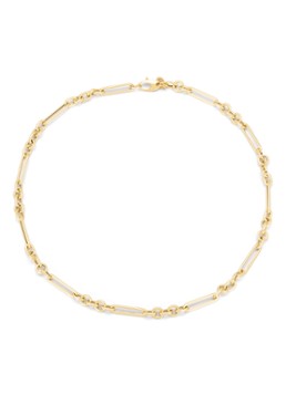 Diamond Point Geelgouden schakel collier Timeless Treasures 45 cm ...
