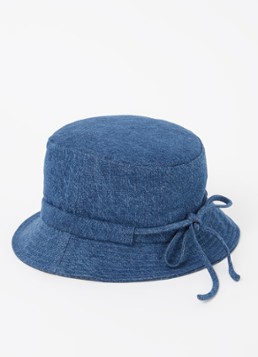 Jacquemus Le Bob Gadjo bucket hoed met logo en koord • Blauw ...