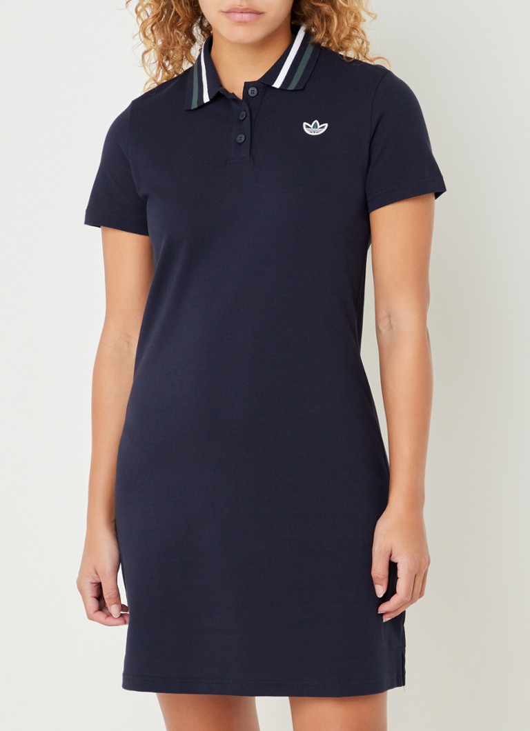 Adidas Class of 72 mini polo jurk met logo • Indigo • deBijenkorf.be