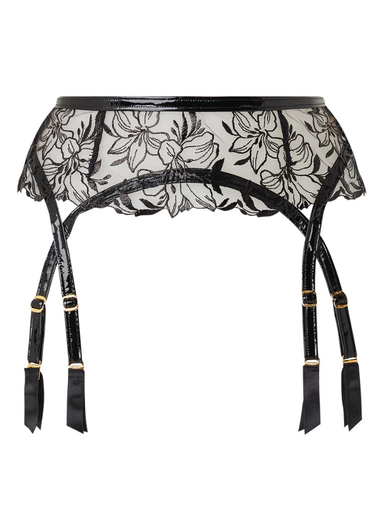 Agent Provocateur Ozella jarretels van kant • Zwart • deBijenkorf.be