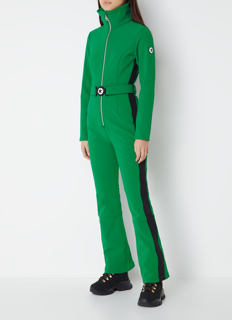 Airforce Mount Fuji straight fit softshell skipak met ceintuur • Groen ...