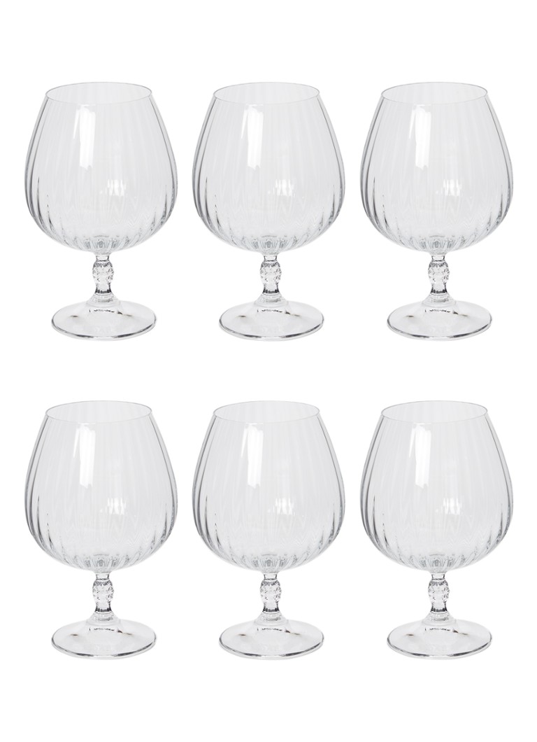 Bormioli Rocco America '20s cognacglas 65 cl set van 6 • Transparant • deBijenkorf.be
