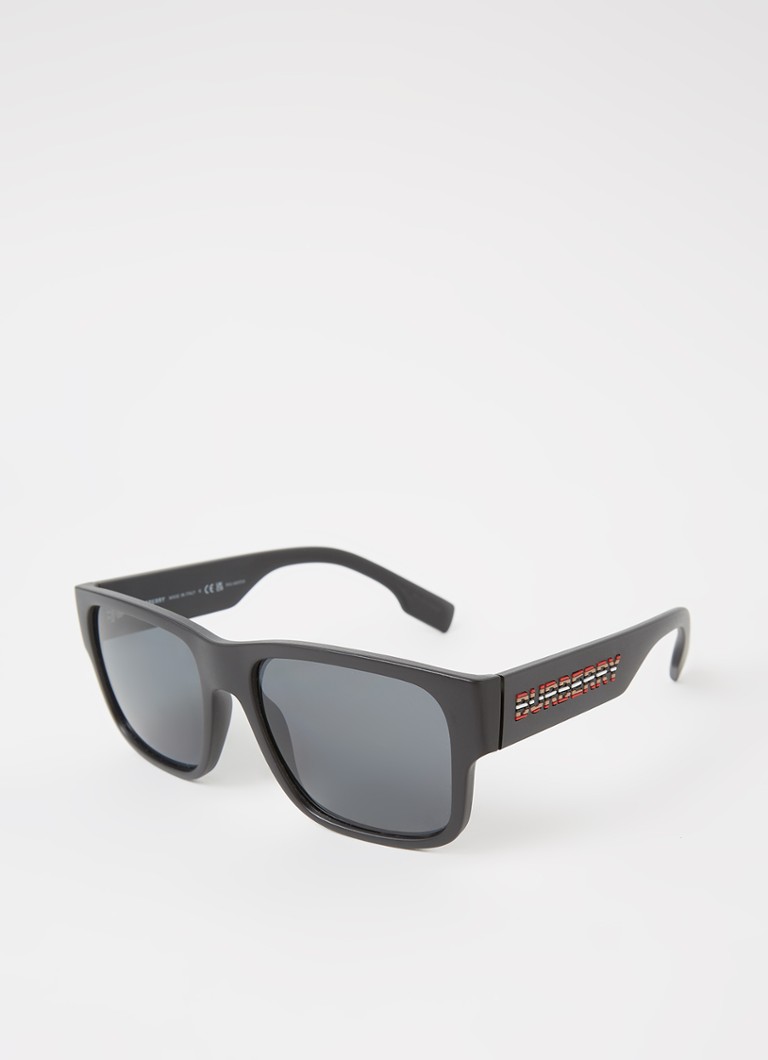 Burberry Knight zonnebril gepolariseerd BE4358 • Zwart • deBijenkorf.be
