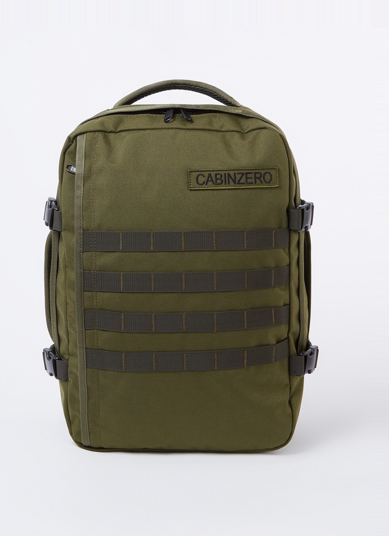 CabinZero Military Cabin rugzak met 15,6 inch laptopvak • Military Green • deBijenkorf.be
