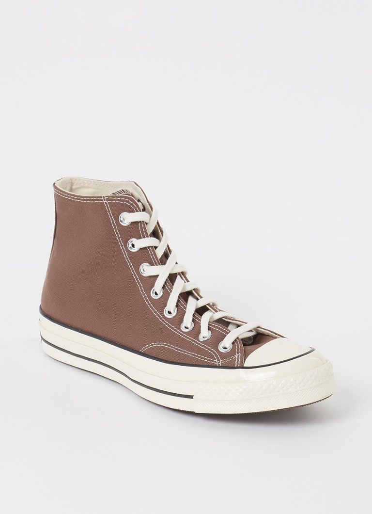 Converse Chuck 70 Hi sneaker van canvas • Bruin • deBijenkorf.be