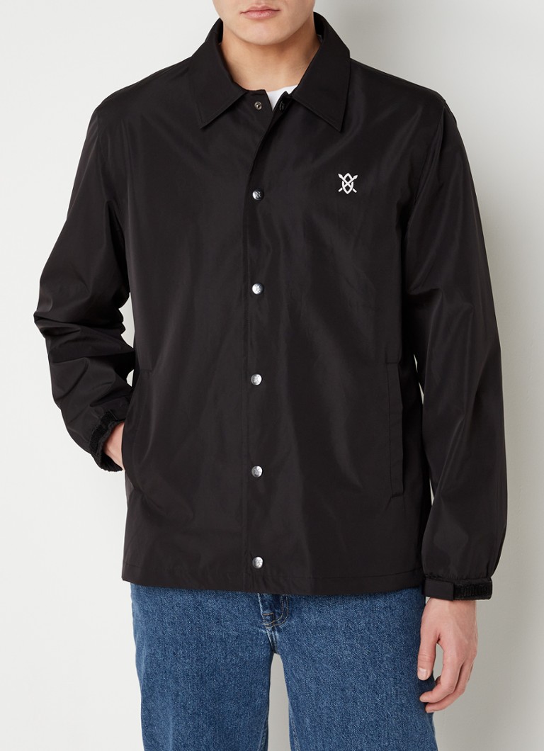 Daily Paper Eze jack met logo en backprint • Zwart • deBijenkorf.be