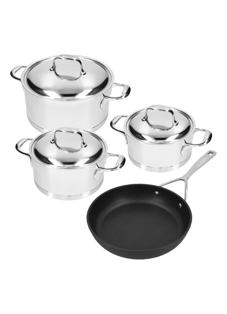 Demeyere Atlantis 7 pannenset 4-delig • Zilver • deBijenkorf.be