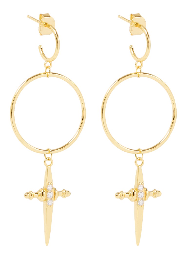 Franky Amsterdam The Serene Beverly oorstekers verguld • Goud ... Franky Amsterdam The Serene Beverly oorstekers verguld • Goud ...