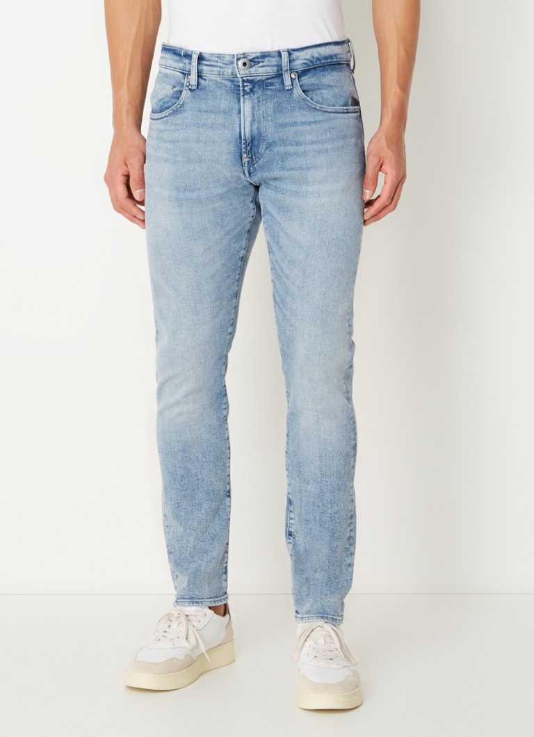 G Star Raw Revend Skinny Jeans Met Medium Wassing • Indigo • Debijenkorfbe