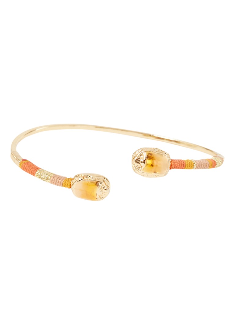 Gas Bijoux Duality Small Scaramouche bangle verguld • Goud • deBijenkorf.be
