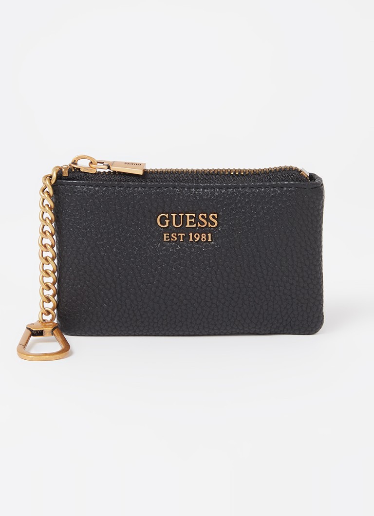 GUESS Becci pasjeshouder met logo • Zwart • deBijenkorf.be
