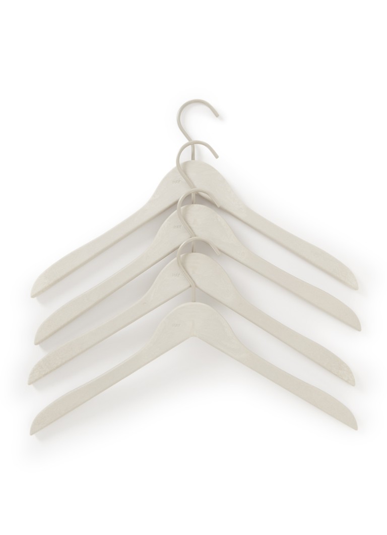 Hay Coat kledinghanger set van 4 • Beige • deBijenkorf.be