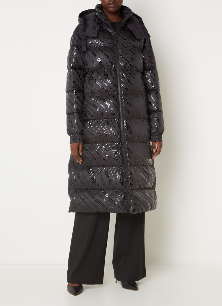 HUGO BOSS Favina gewatteerde jas met afneembare capuchon • Zwart ... HUGO BOSS Favina gewatteerde jas met afneembare capuchon • Zwart ...