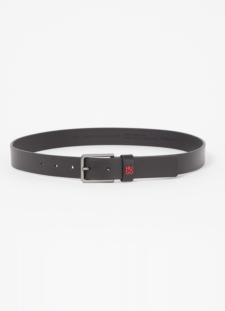 HUGO BOSS Gael riem van leer met logo • Diepzwart • deBijenkorf.be HUGO BOSS Gael riem van leer met logo • Diepzwart • deBijenkorf.be