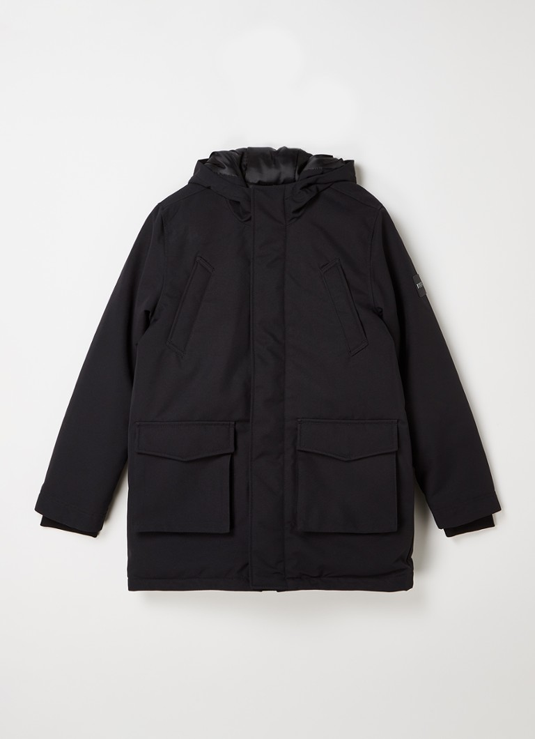 HUGO BOSS Gewatteerde parka met capuchon • Zwart • deBijenkorf.be HUGO BOSS Gewatteerde parka met capuchon • Zwart • deBijenkorf.be