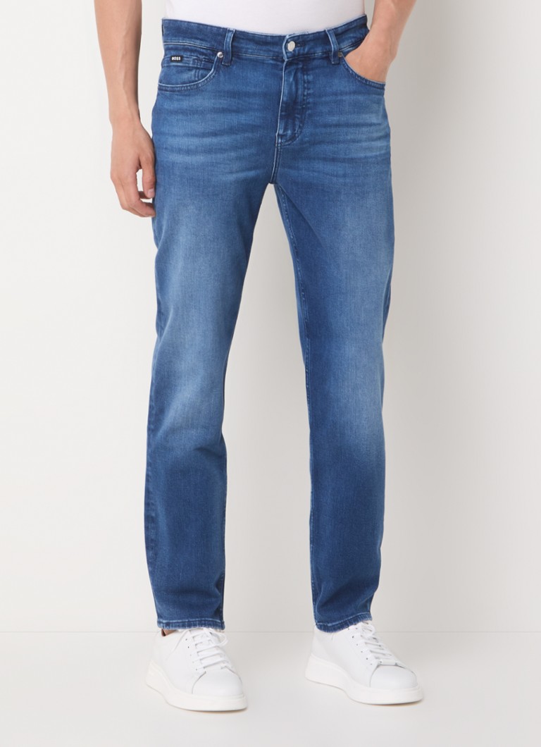 HUGO BOSS H-Re.Maine regular fit jeans met medium wassing • Indigo ...