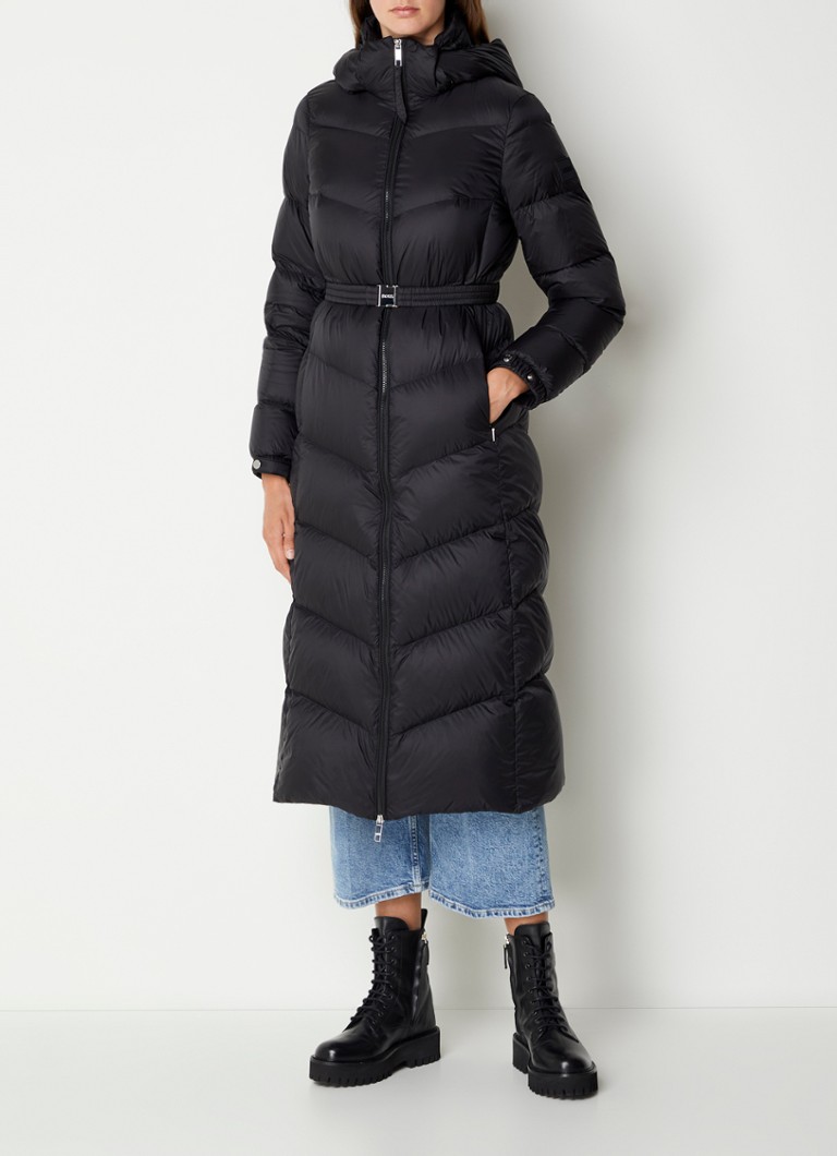 HUGO BOSS Pamaxi puffer jas met donsvulling en afneembare capuchon ...