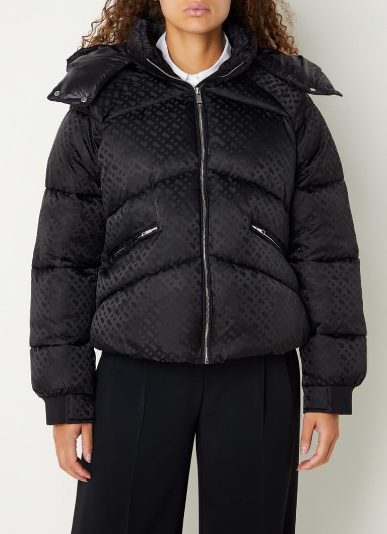 HUGO BOSS Paxe gewatteerde jas met afneembare capuchon • Zwart ... HUGO BOSS Paxe gewatteerde jas met afneembare capuchon • Zwart ...