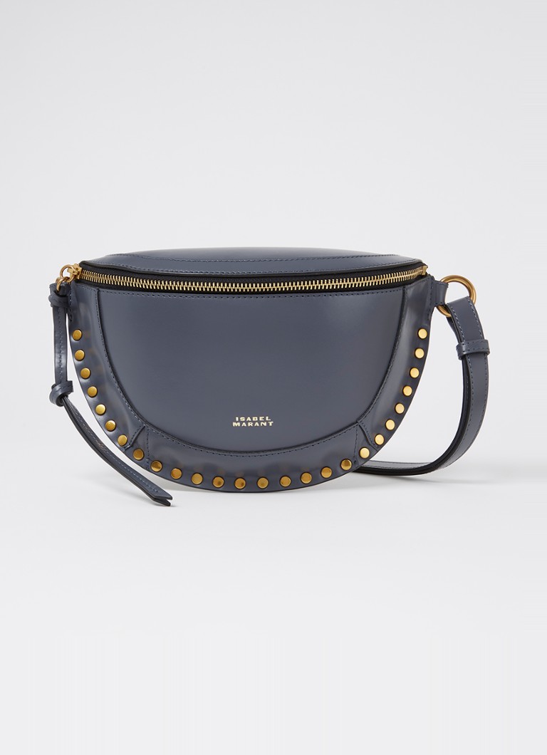 Isabel Marant Skano heuptas van kalfsleer • Grijs • deBijenkorf.be