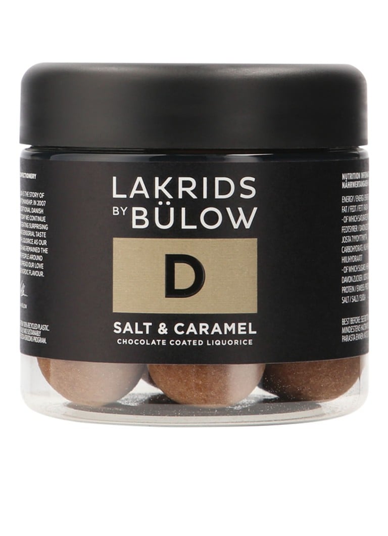 Lakrids by Bülow D - Salt & Caramel drop met chocolade 125 gram ...