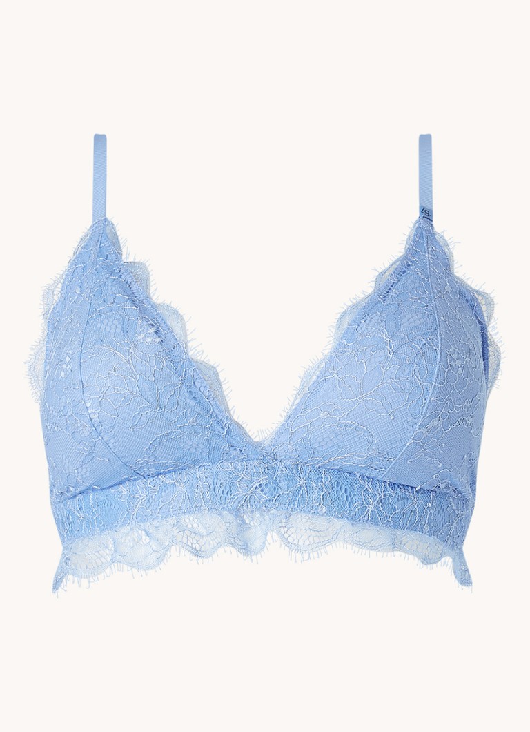 Love Stories Gwen bralette van kant met uitneembare vulling • Lichtblauw • deBijenkorf.be