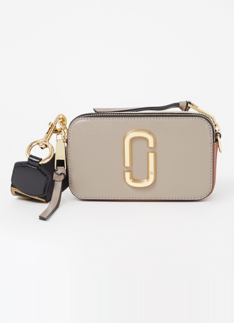 Marc Jacobs The Snapshot crossbodytas van leer • Taupe • deBijenkorf.be