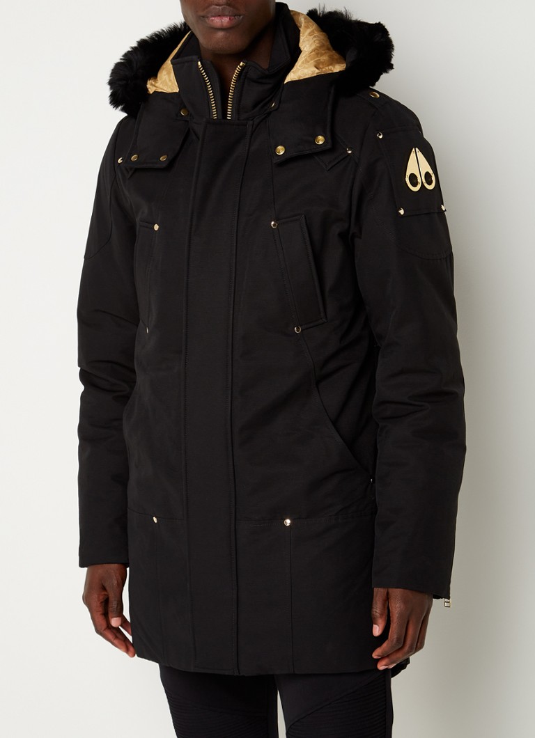 Moose Knuckles Gold Stag Lake parka met donsvulling en afneembare ...