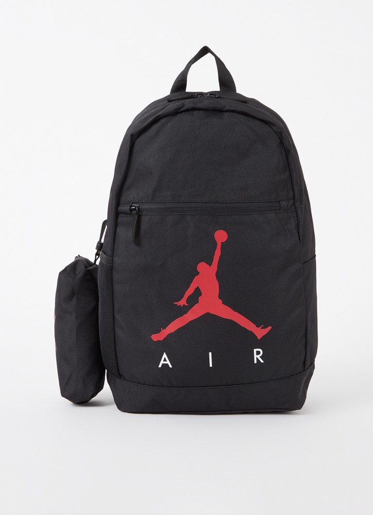 Nike Jordan Air rugzak met logo en afneembaar etui • Zwart • deBijenkorf.be
