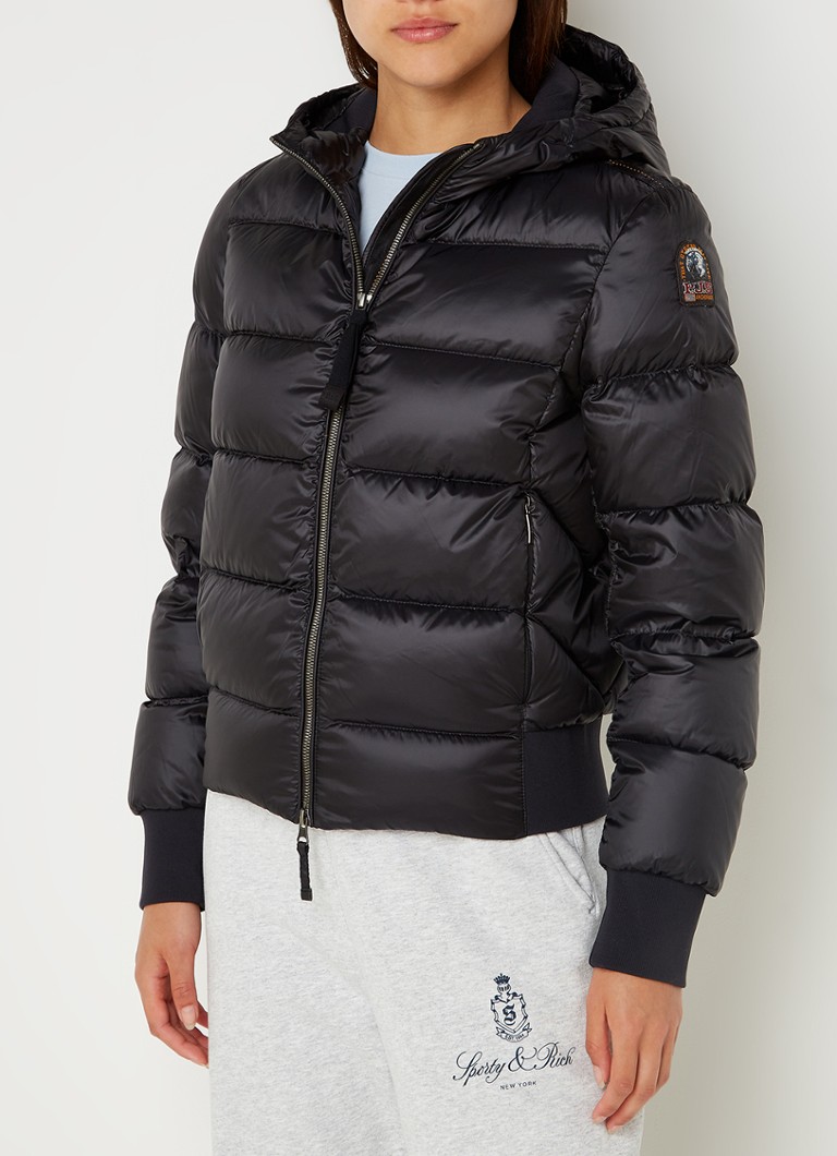Parajumpers Mariah puffer jas met donsvulling en capuchon • Zwart ...