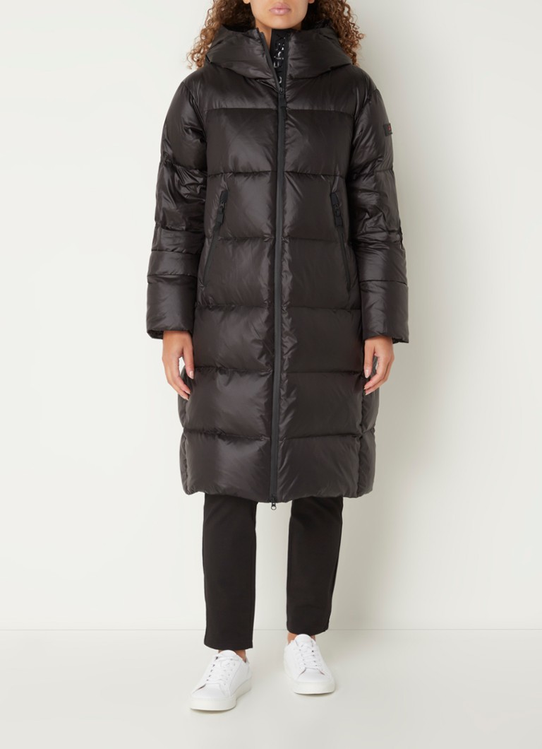 Peuterey Selectric longline puffer jas met donsvulling en capuchon ...