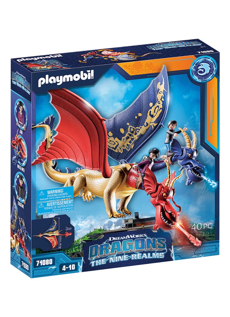 Playmobil 71080 Dragons: The Nine Realms - Wu & Wei met Jun speelset • deBijenkorf.be