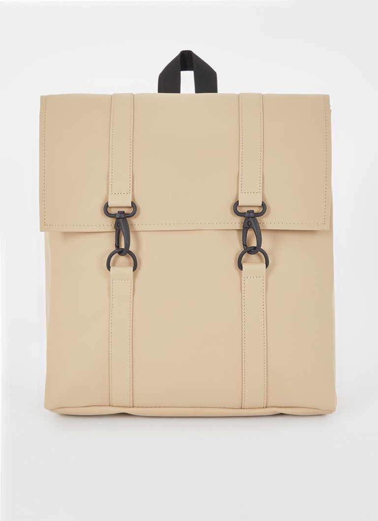 Rains MSN Mini rugzak met waterafstotende coating • Zand • deBijenkorf.be