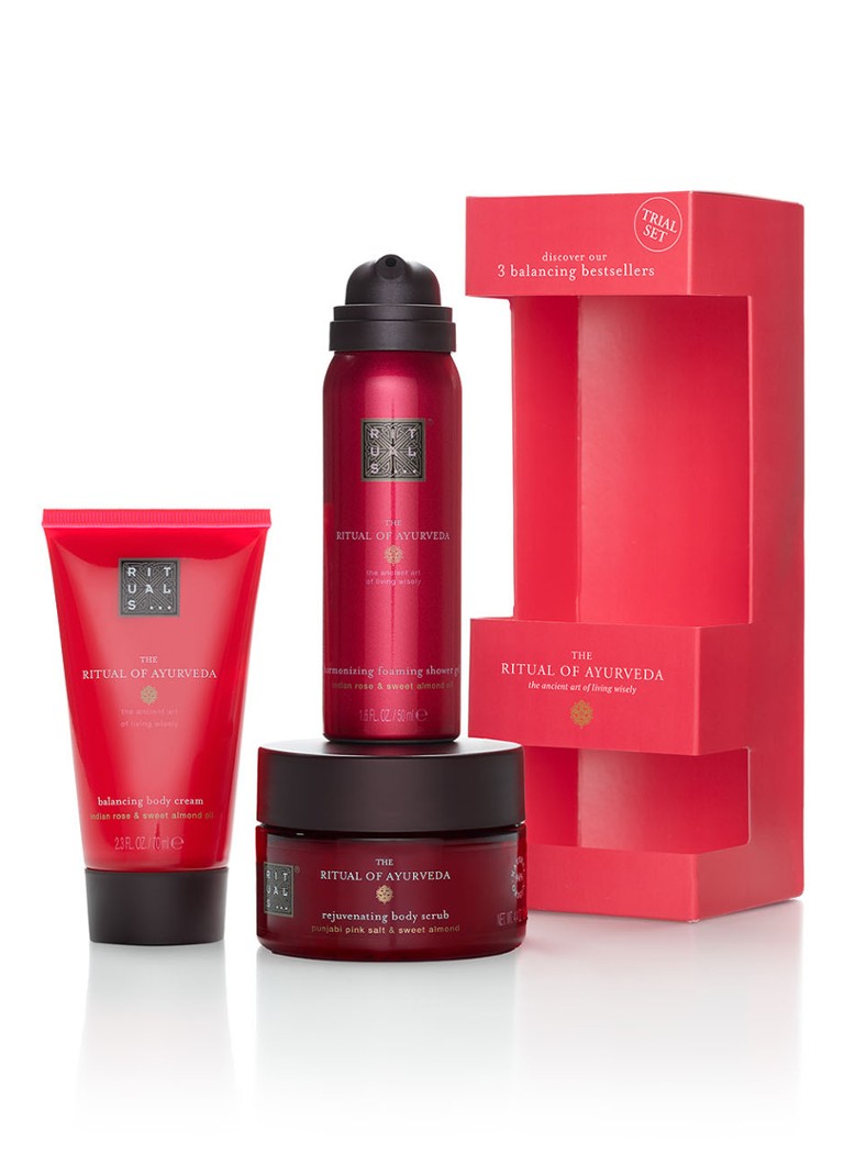 Rituals The Ritual of Ayurveda Trial Set - verzorgingsset • Rood ...