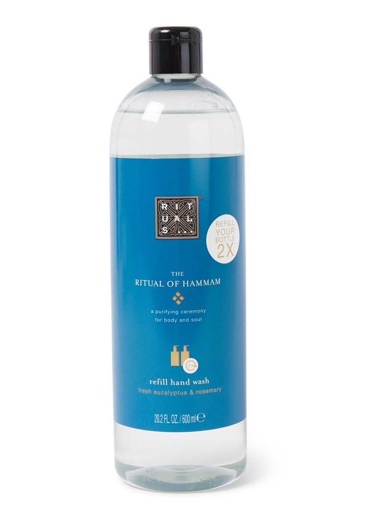 Rituals The Ritual of Hammam handzeep navulling 600 ml • Transparant ...