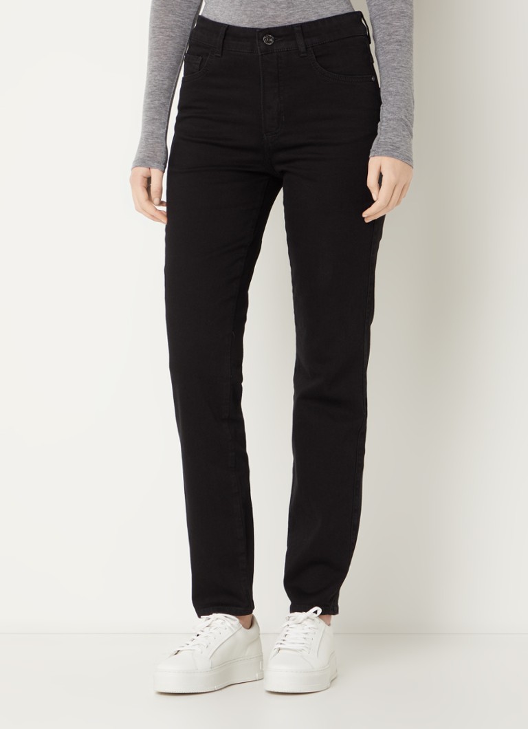 Rosner Audrey high waist slim fit jeans met stretch • Zwart ...