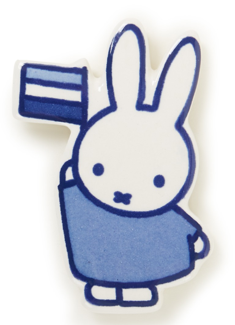 Royal Delft Nijntje & Nederlandse vlag magneet 7,5 x 5 cm • Royalblauw ...