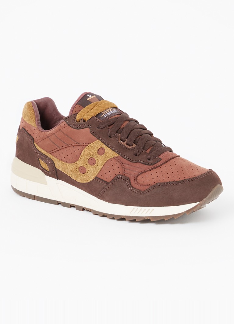 Saucony Shadow 5000 sneaker van suède • Bruin • deBijenkorf.be