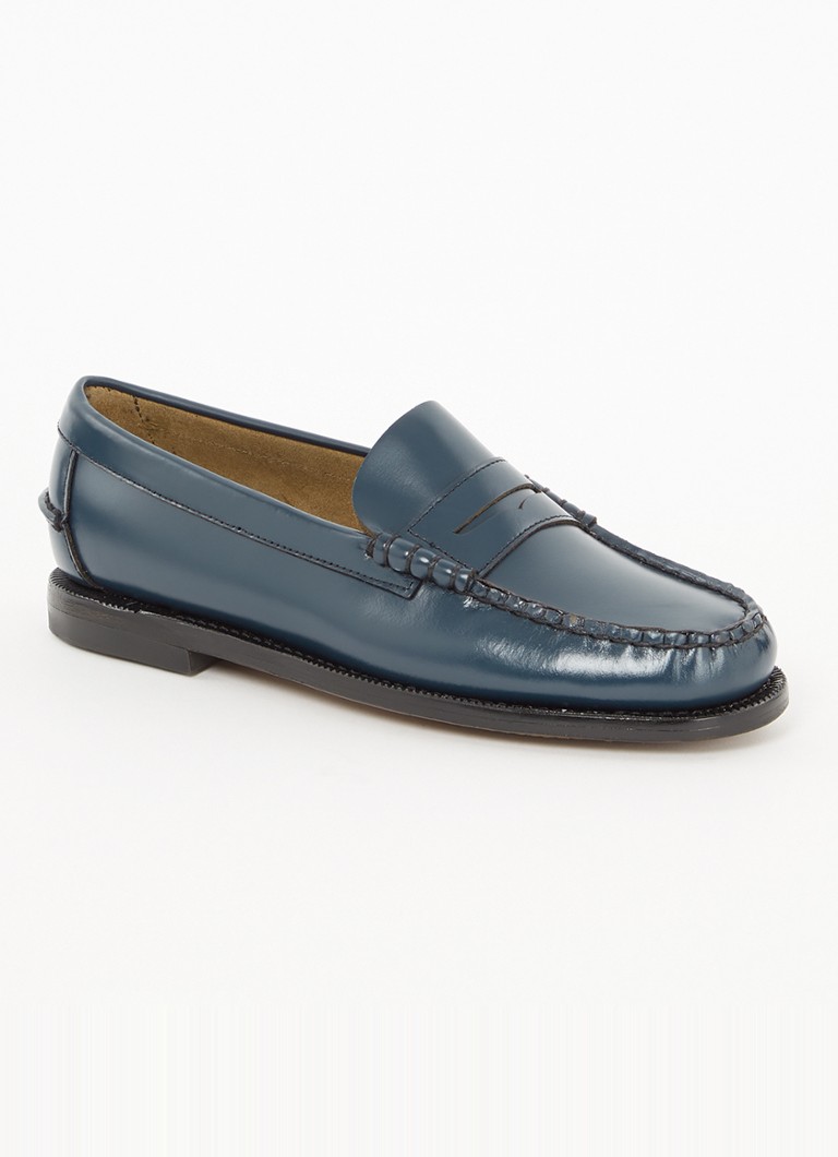 Sebago Classic Dan loafer van leer • Blauw • deBijenkorf.be
