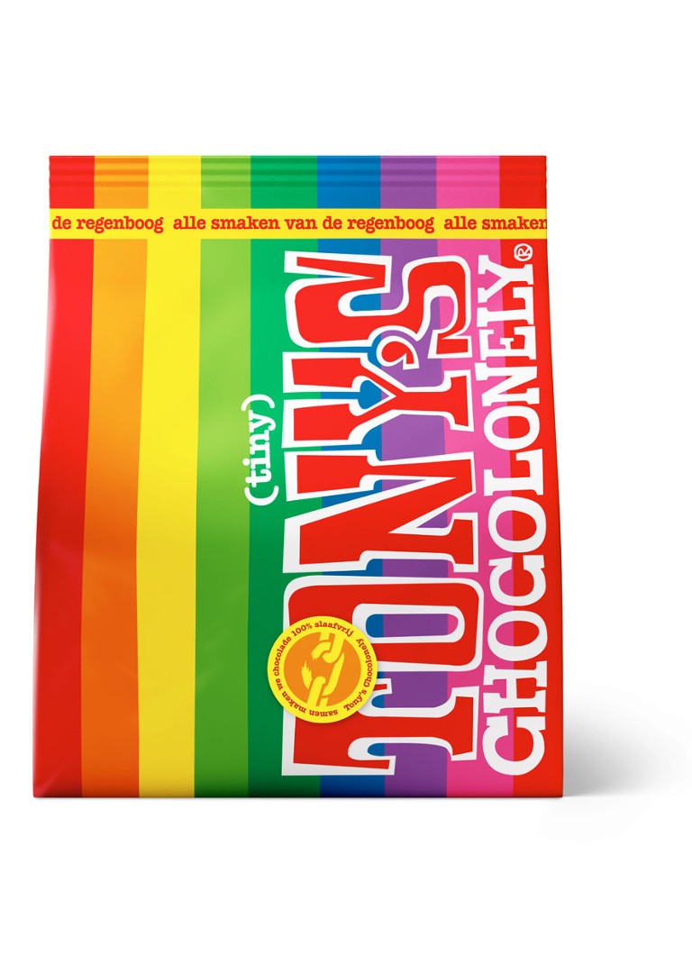 Tony's Chocolonely Tiny Tony's Pouch Mix mini chocoladereep 15 stuks ...