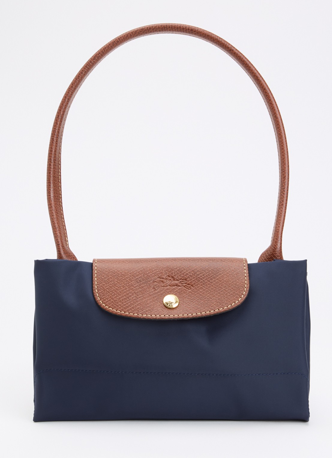 Longchamp Le Pliage Original schoudertas L met leren details ...