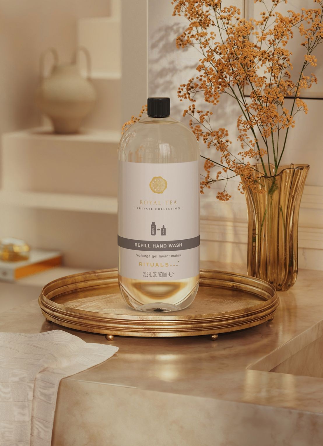 Rituals Royal Tea Refill Hand Wash - navulling handzeep • Beige ...