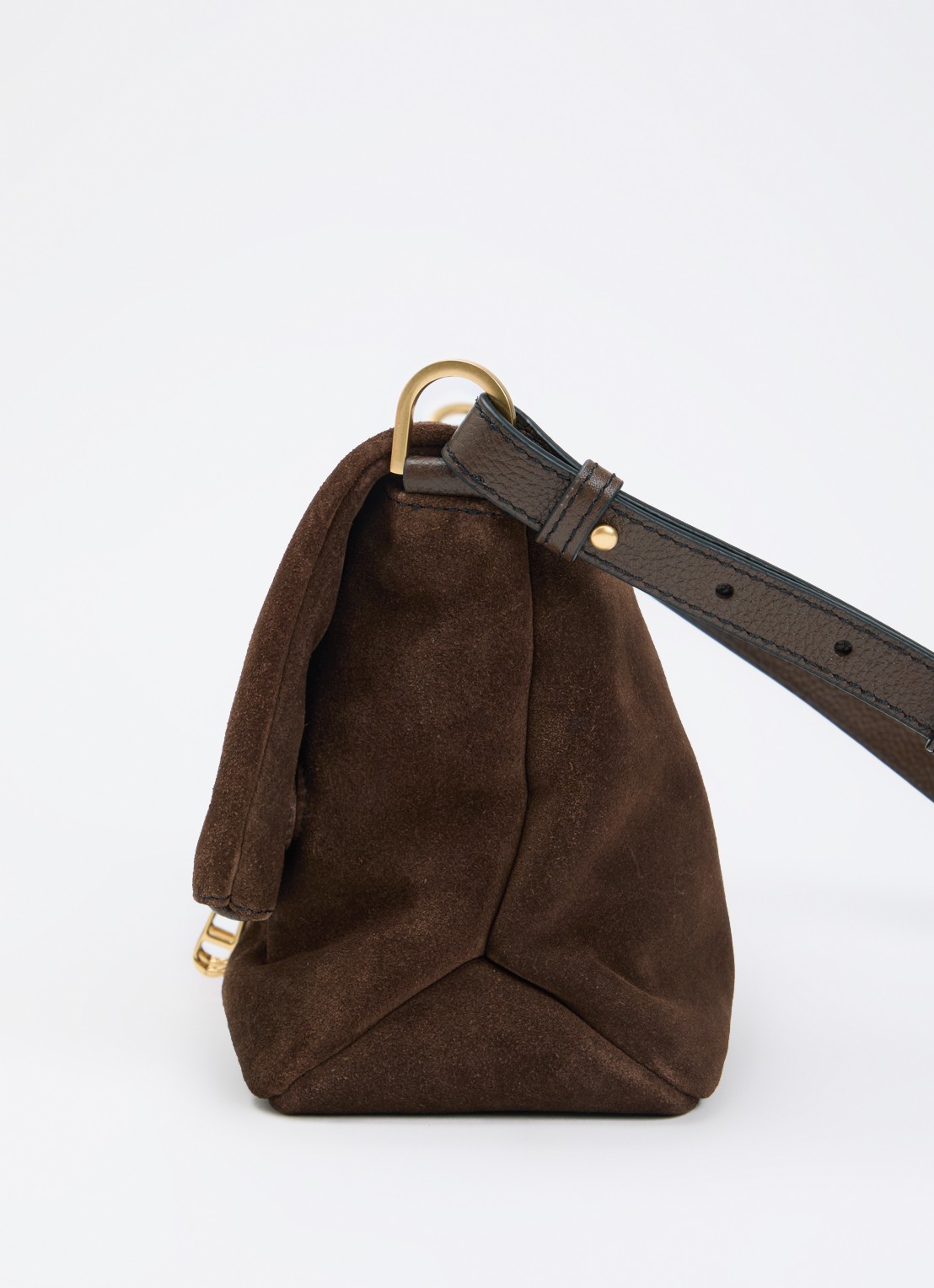 Zadig&Voltaire Rocky II schoudertas van suède met verstelbare ...